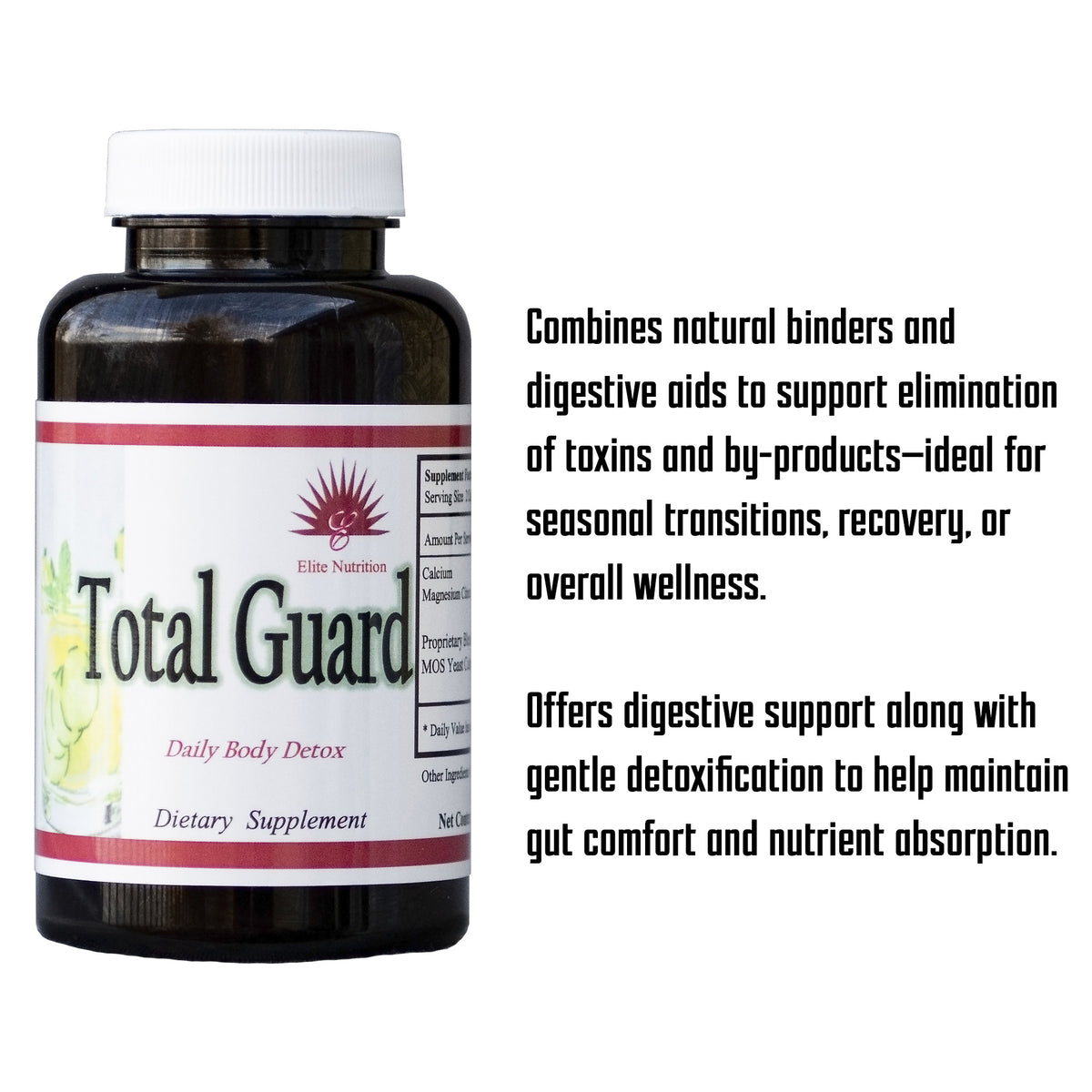 Elite Nutrition Total Guard – Gentle Detox & Digestive Support ...